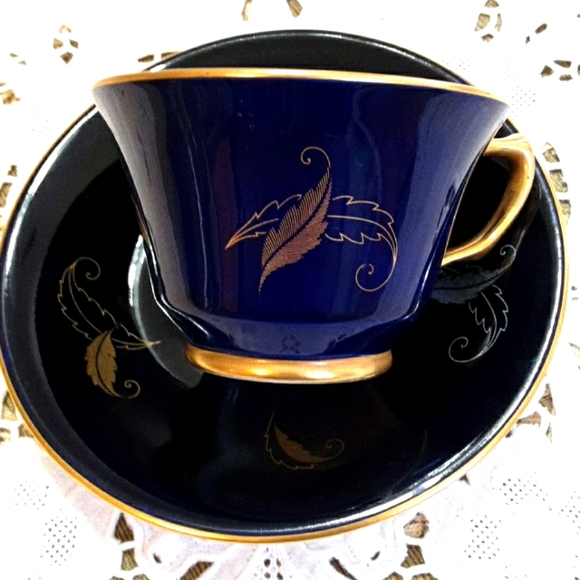Spencer Stevenson | Dining | Vintage Spencer Stevenson Cobalt Blue ...